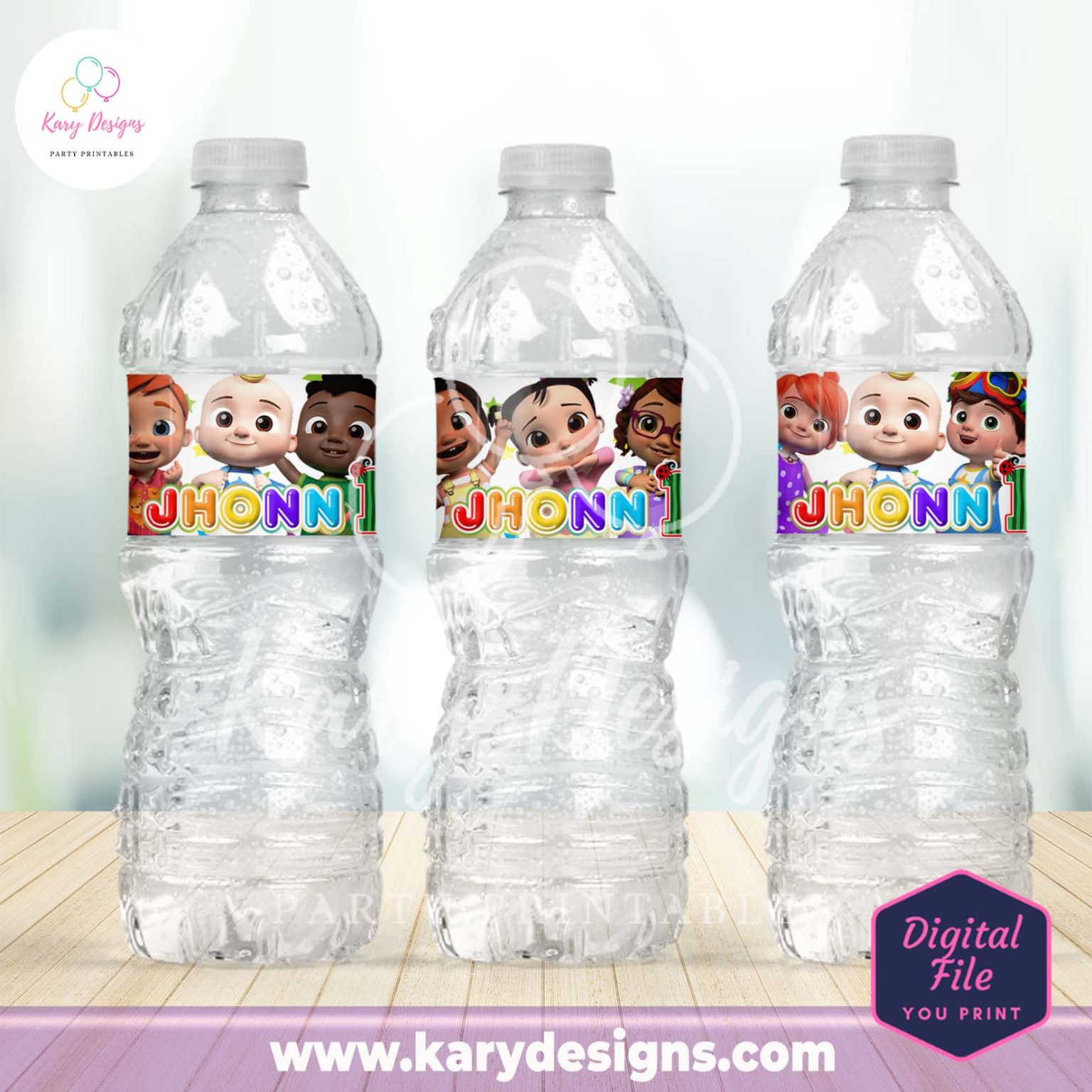 COCOMELON PRINTABLE PARTY PACKAGE - Kary Designs